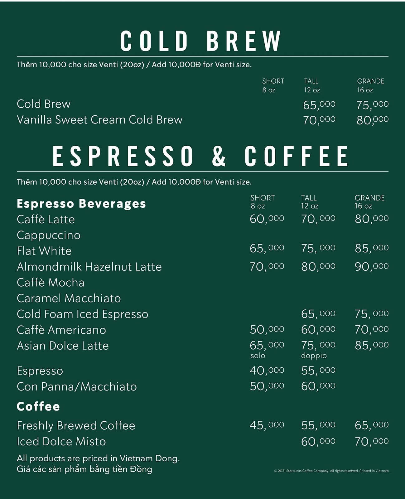 Đồ uống Starbucks ngon nhất? Top 7 best seller của Starbucks